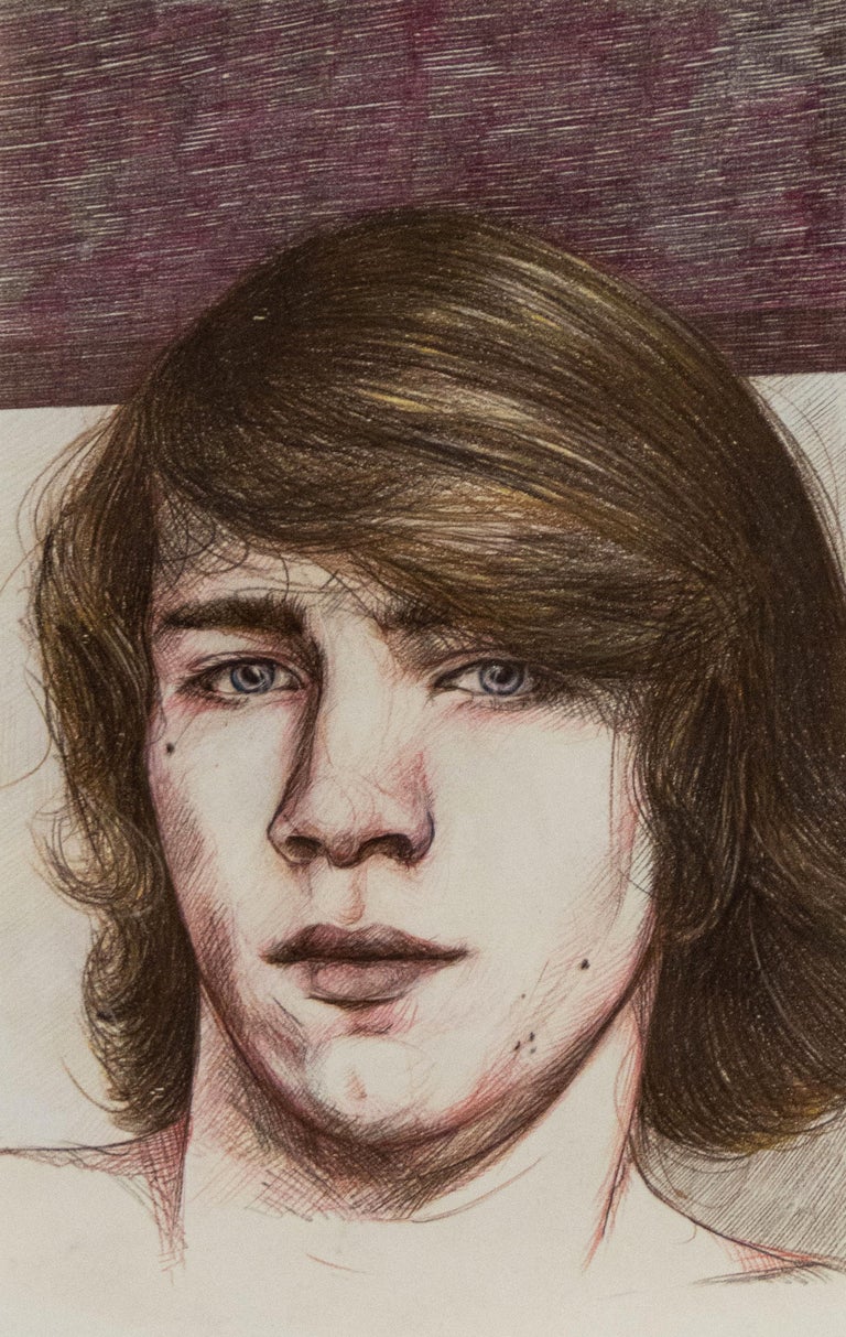 Paul P. - Untitled (Young Man Looking Straight Ahead) For Sale at 1stDibs