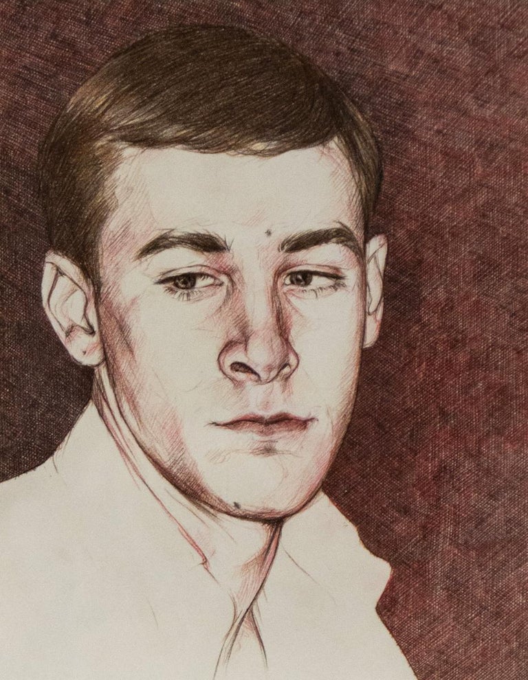 Paul P. - Untitled (Young Man Looking to the Left) For Sale at 1stDibs