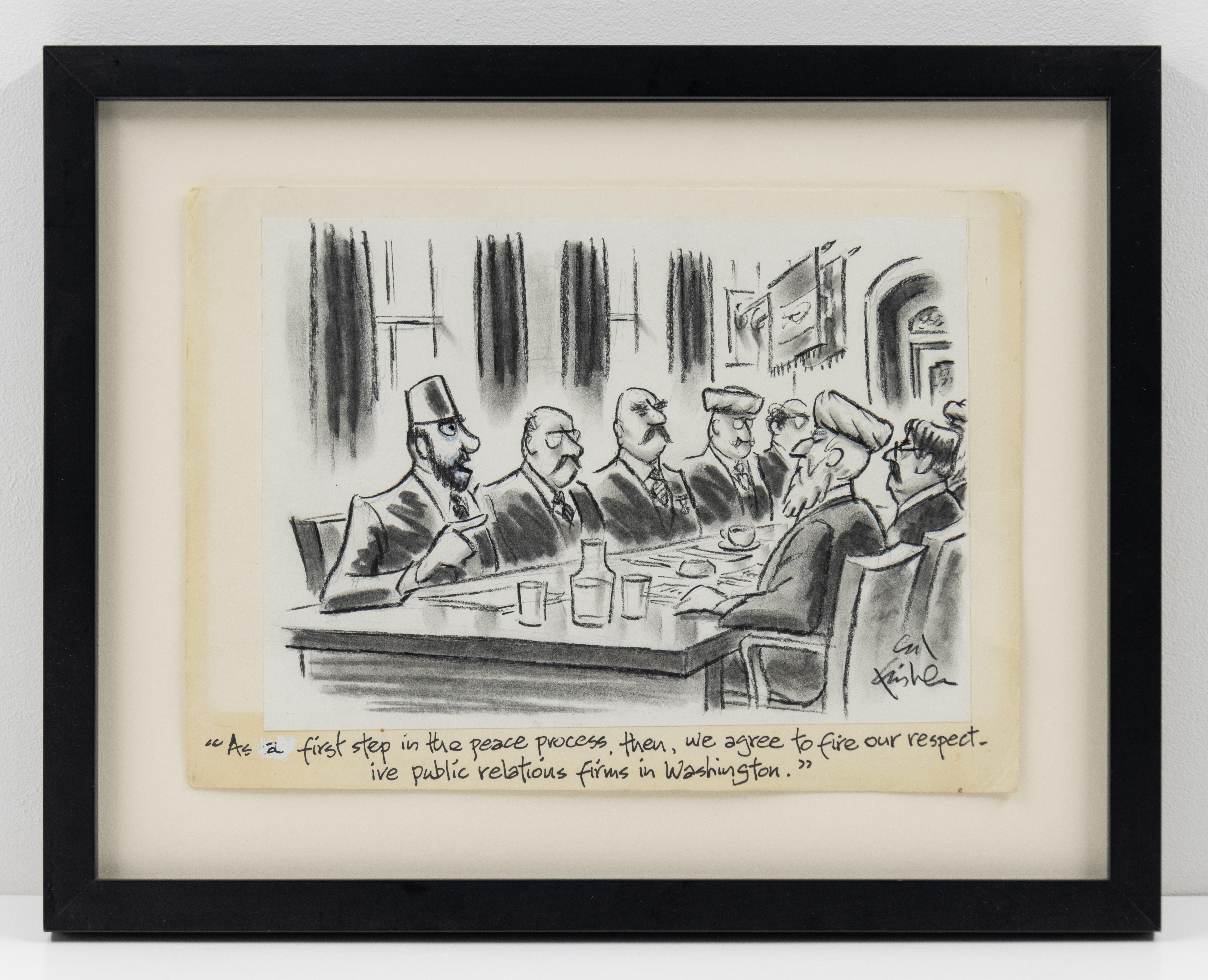 Ed Fisher - Viñeta original de "The New Yorker" en venta en 1stDibs