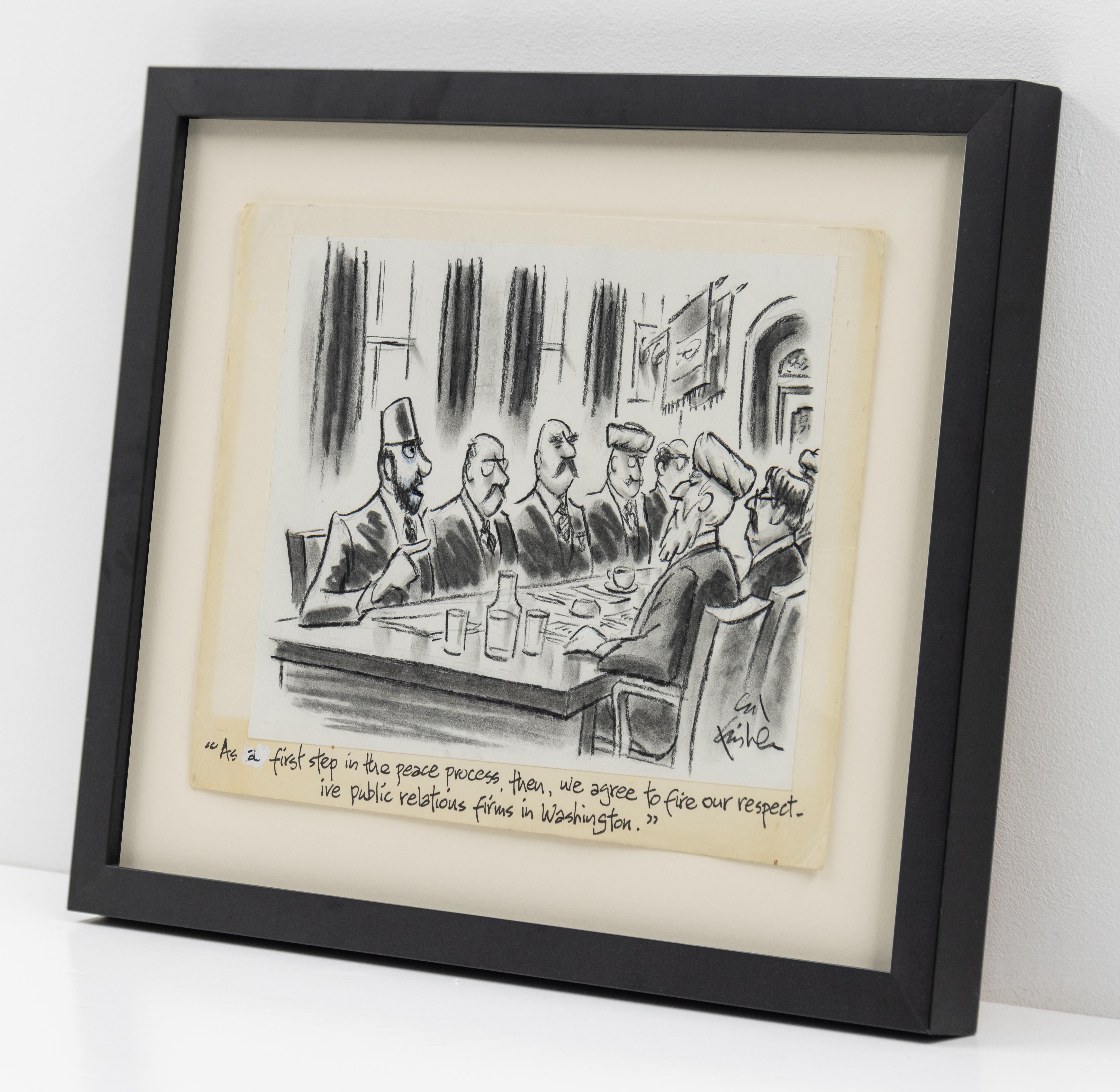 Ed Fisher - Viñeta original de "The New Yorker" en venta en 1stDibs