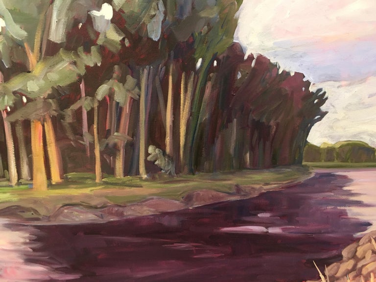 Emily Wood - Emily Wood, "August Evening on the Big Hole River," 2017 ...