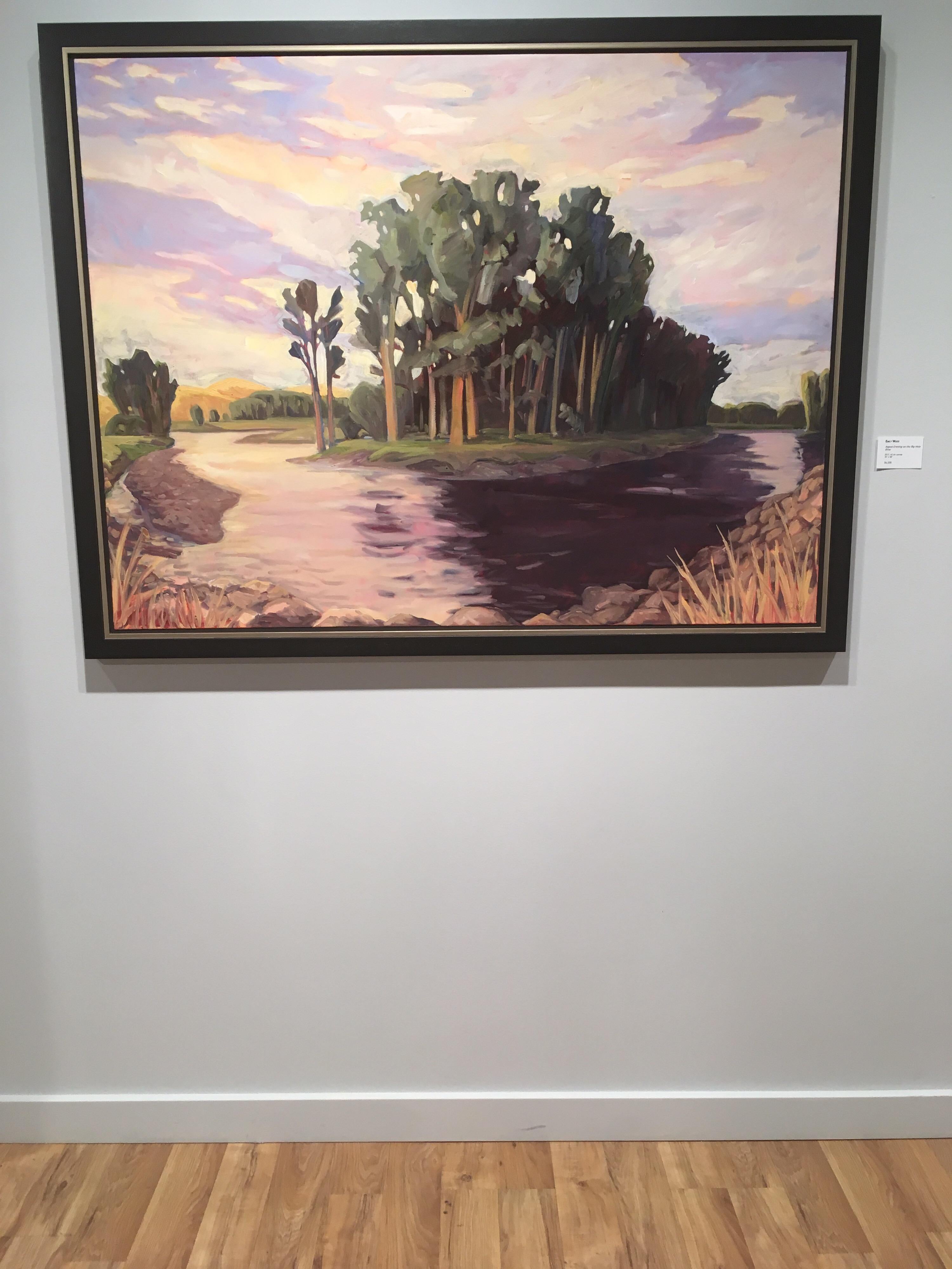 Emily Wood - Emily Wood, "August Evening on the Big Hole River, " 2017 ...