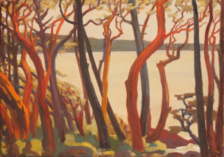 Thomas Wood - Thomas Wood, "Tree Music", 2016, oil on linen, 24" x 34 ...