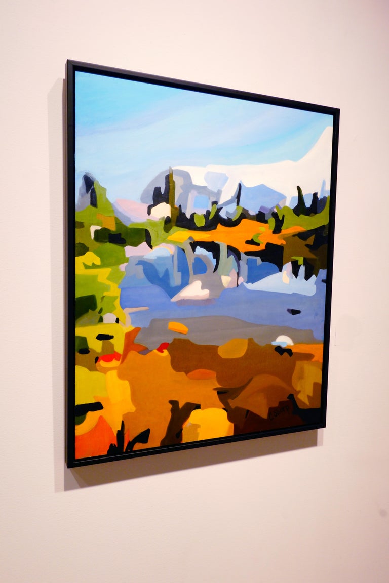 Christine Sharp - Cascadia I, 2019, oil and cold wax on panel, 30x24 ...