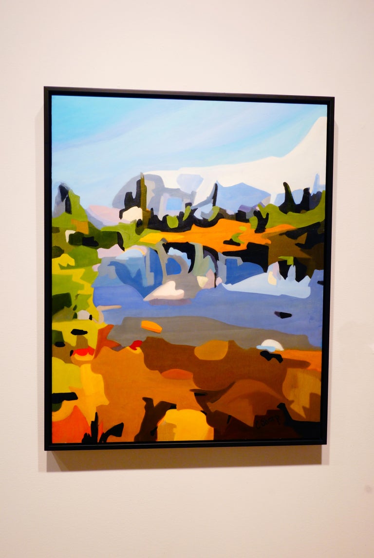 Christine Sharp - Cascadia I, 2019, oil and cold wax on panel, 30x24 ...