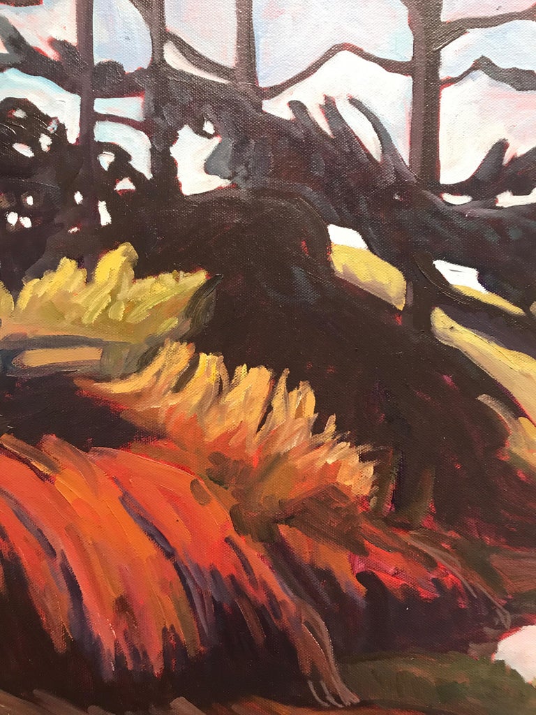 Emily Wood - Emily Wood, "Elk Creek, Washington Coast", 2018, oil on ...