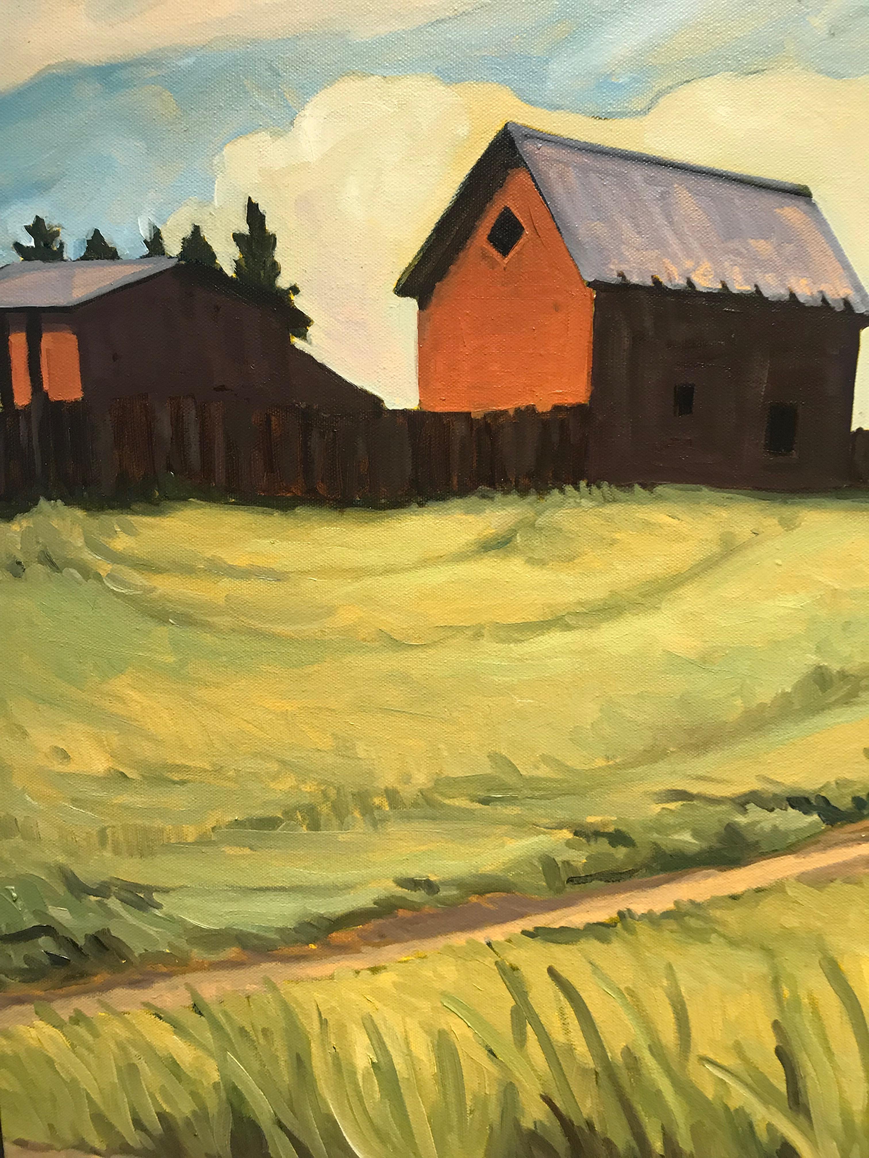 Emily Wood - Emily Wood, "Near Waterville, Washington", 2018, oil on ...