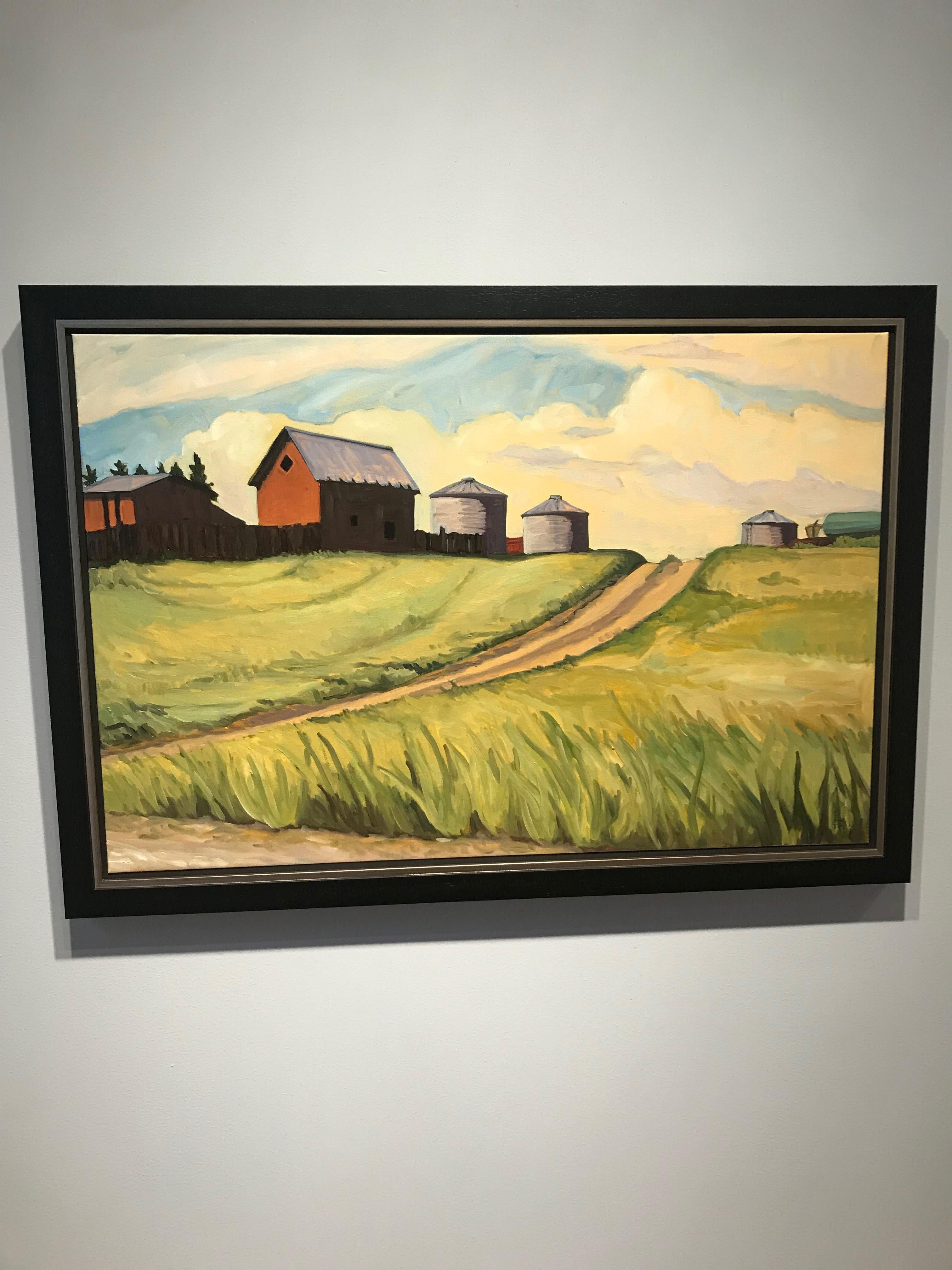 Emily Wood - Emily Wood, "Near Waterville, Washington", 2018, oil on ...