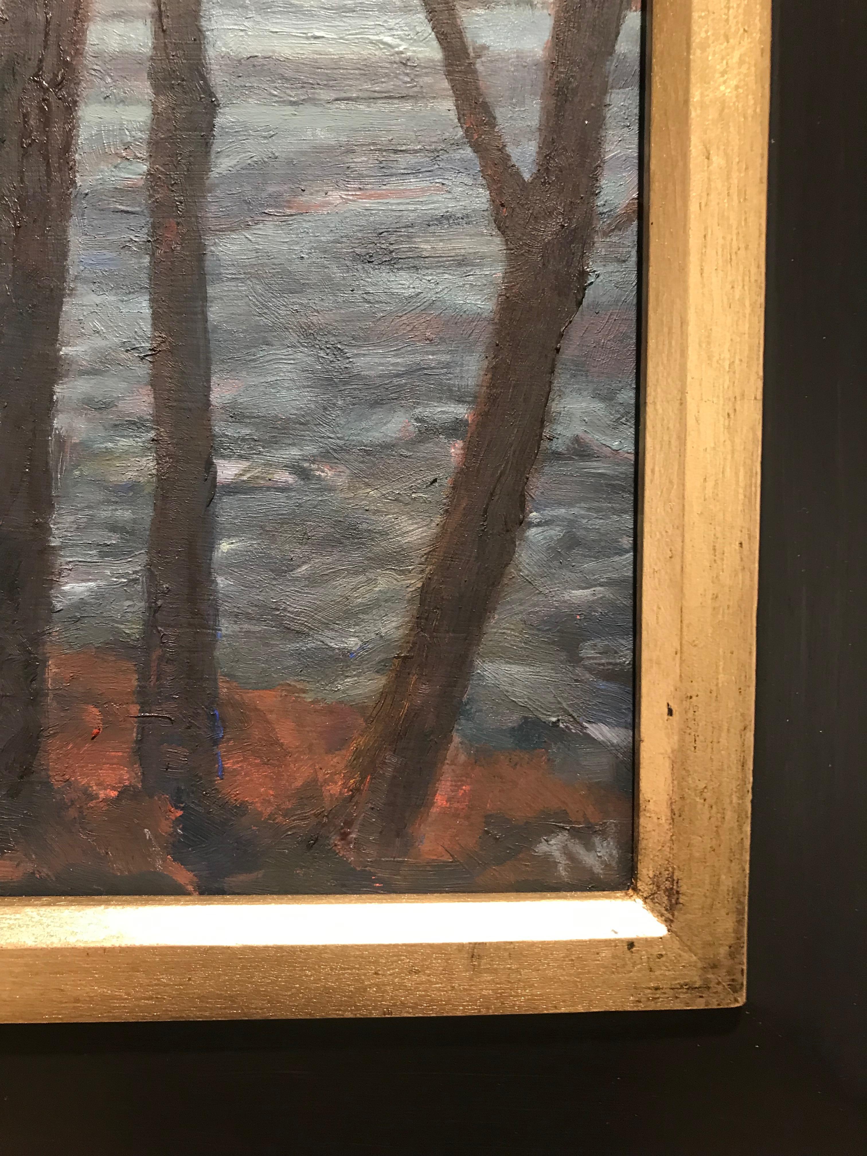 Thomas Wood - Thomas Wood, "Cypress Island Nocturne", 2018, oil on ...