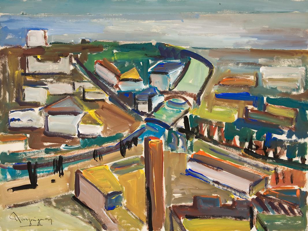 Paul Henri Bourguignon - River Landscape at 1stDibs