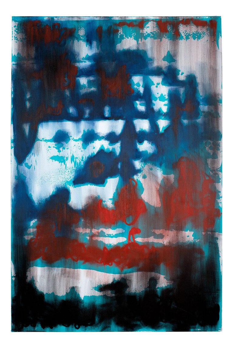 Reza Movahed - "Untitled Composition #10", Contemporary Abstract ...