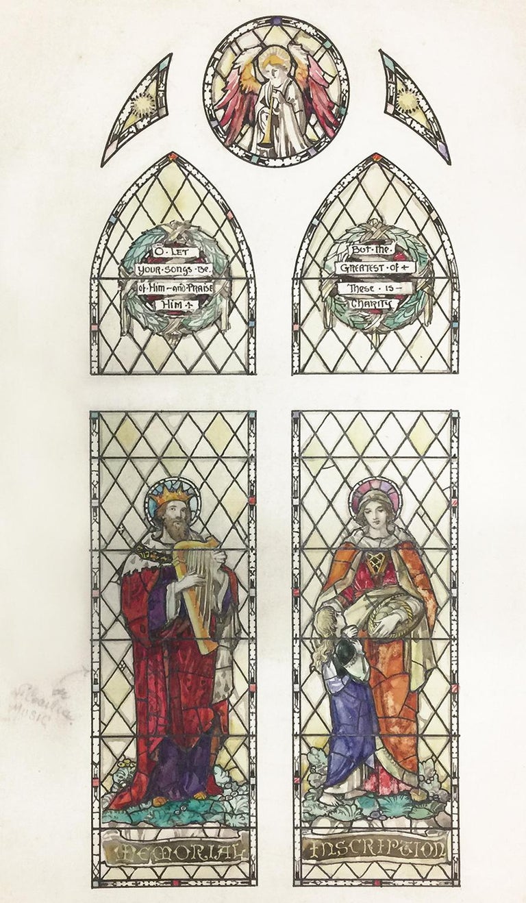 Florence Camm - Florence Camm (1874-1960) King David and St. Dorcas at ...