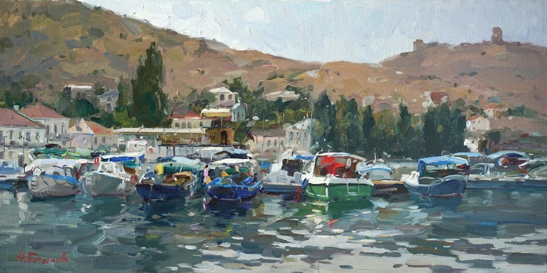 Nataliya Tretyakova - Morning In Balaclava - Landscape Oil Painting ...