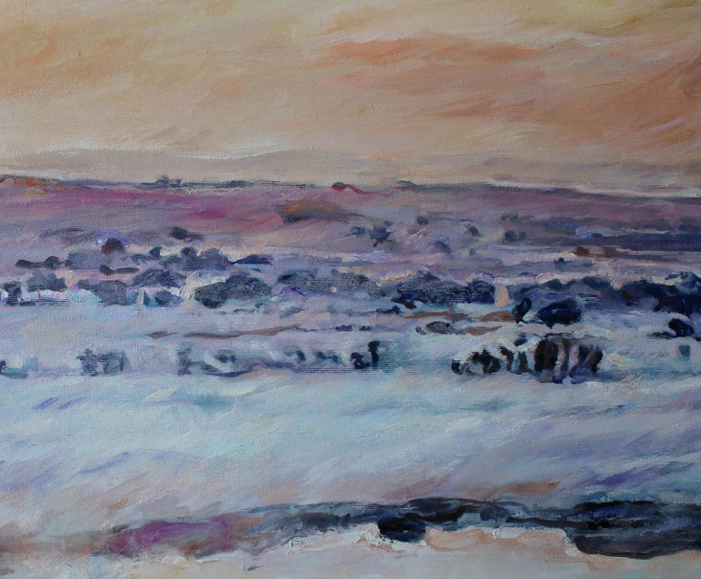 Elena Georgieva - Privacy - Landscape Painting Oil Canvas Green Blue ...