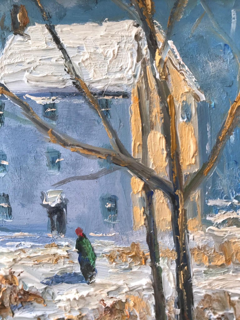 Christopher Willett - "River Road" Bucks County Pastoral Winter Snow ...
