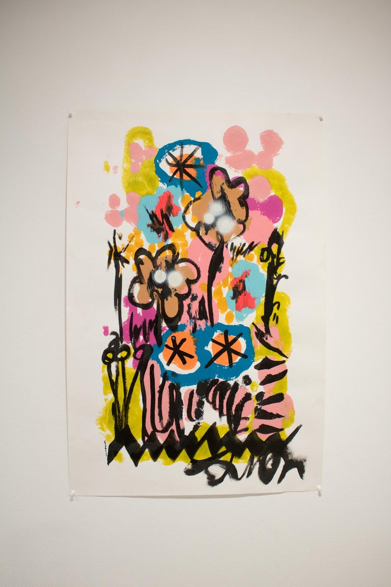 Frances Berry - Frances Berry - Party Painting - Multicolored Abstract ...