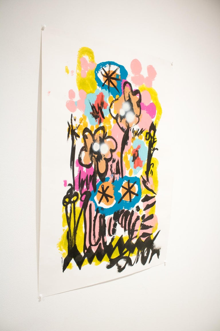 Frances Berry - Frances Berry - Party Painting - Multicolored Abstract ...