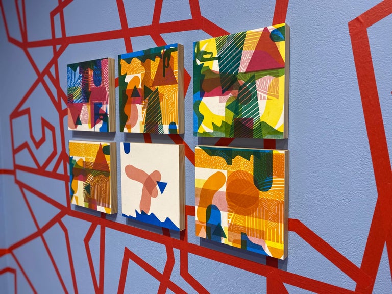Jessica Gatlin - LETTER PRESSED INK ON PAPER, PANEL III - Contemporary ...