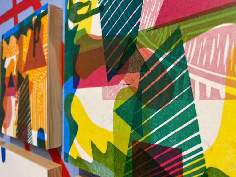 Jessica Gatlin - LETTER PRESSED INK ON PAPER,PANEL II - Contemporary ...