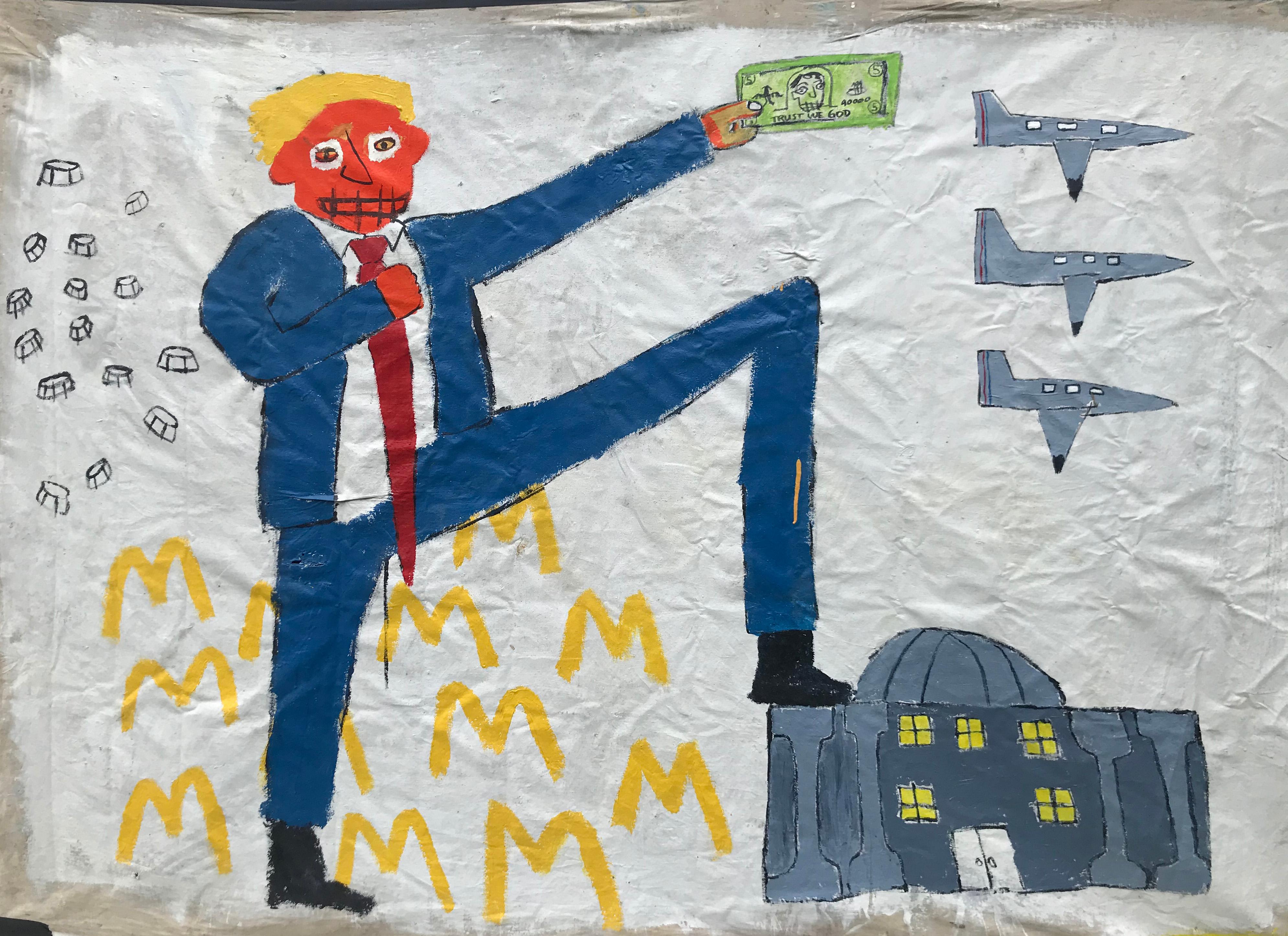 Will Eskridge - Day Shift, Painting, Acrylic on Canvas For Sale at 1stDibs