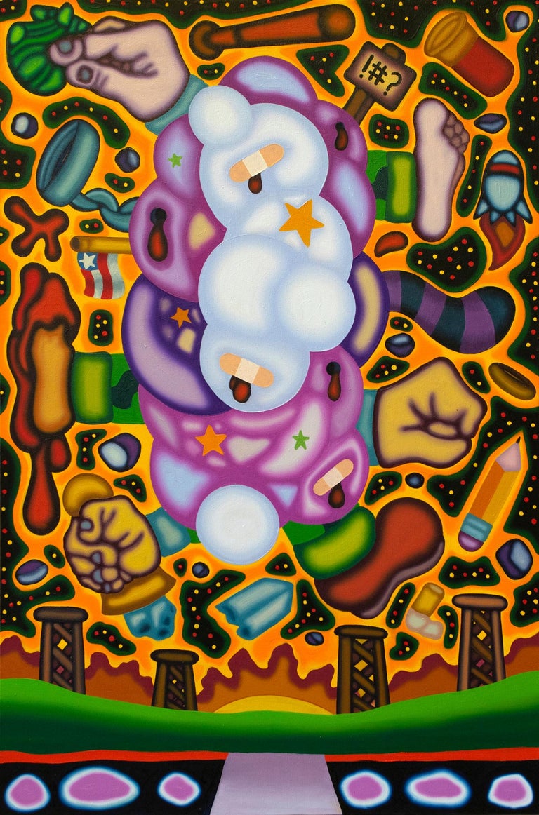 Jason Stout - COON TAIL COMBAT RIOT - Bold, Surrealist Spacescape ...