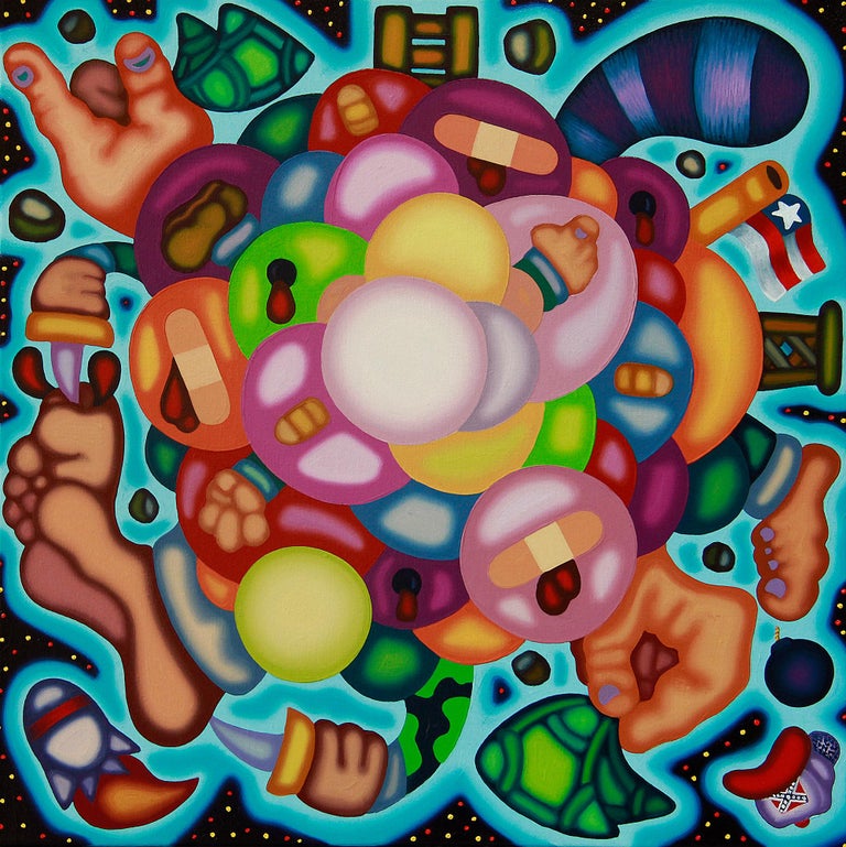 Jason Stout - JUST ENOUGH TO STOP THE BLEEDING- Surrealist, Cubist ...