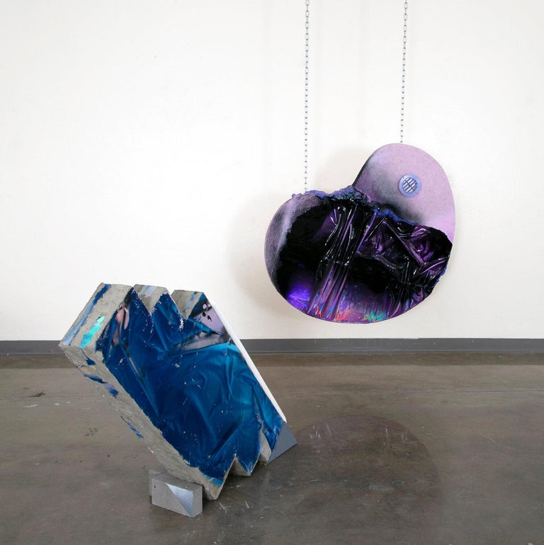 Kenzie Wells - POLLY'S POCKET SLIME - Hanging Sculpture, Purple, Black ...