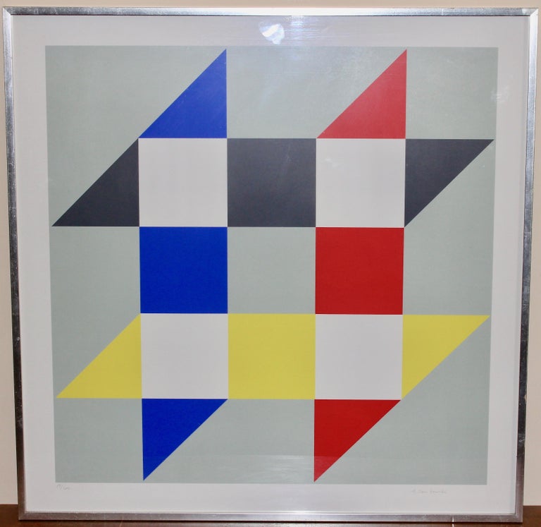 Anton Stankowski - Anton Stankowski, Lithograph, serigraph, signed and ...