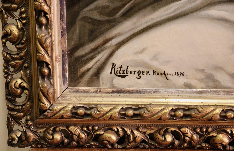 Albert Ritzberger - 19th century Painting by Albert Ritzberger ...