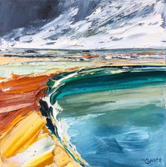 Katie Wyatt - Davy Jones - Landscape Painting, Acrylic Paint on Canvas ...