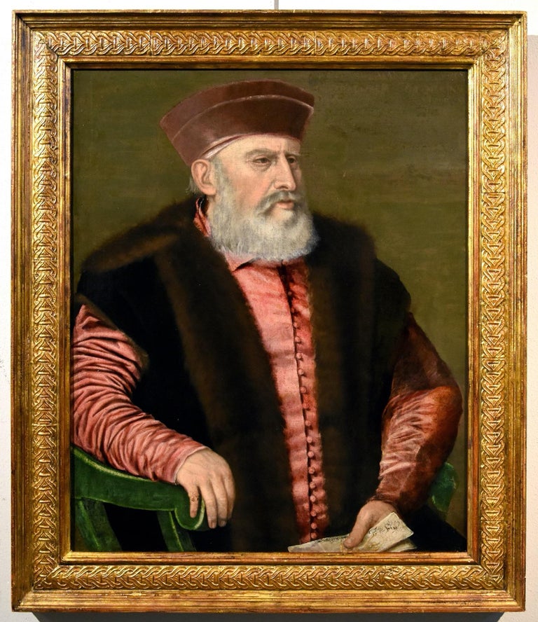 Portrait Notable Advocat Moroni Paint Oil on canvas Old master 16th ...
