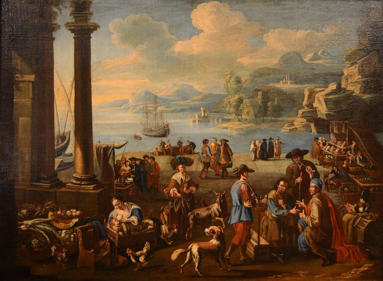 Pieter Mauritz Bolckman (Netherlands 1640 - Turin 1710) - Coastal ...