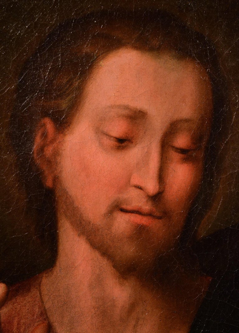 Salvator Mundi 17th Century Leonardo Italy Old master Paint Oil on ...