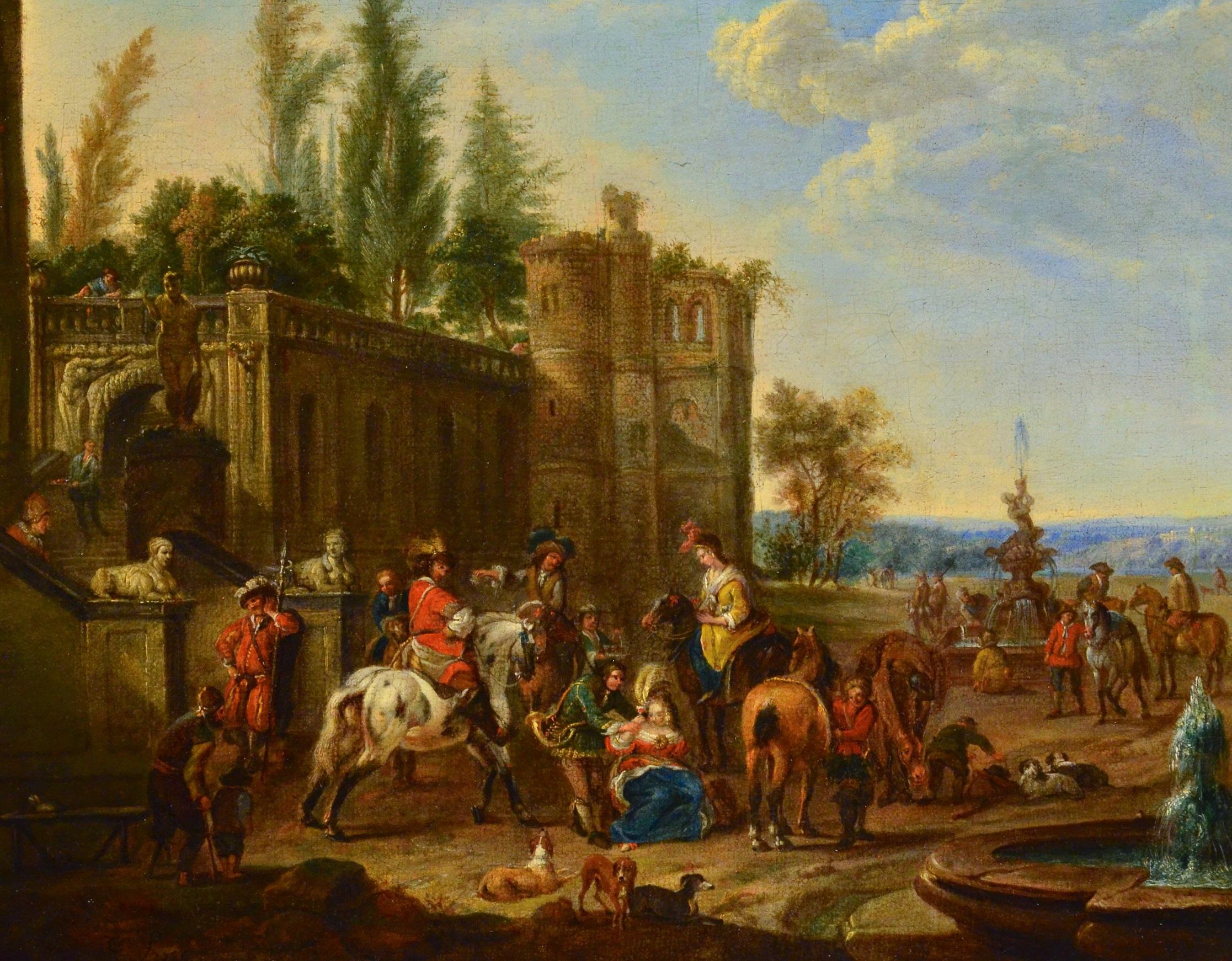 Landscape Zuccarelli Paint Oil on canvas Old master 18th Century ...