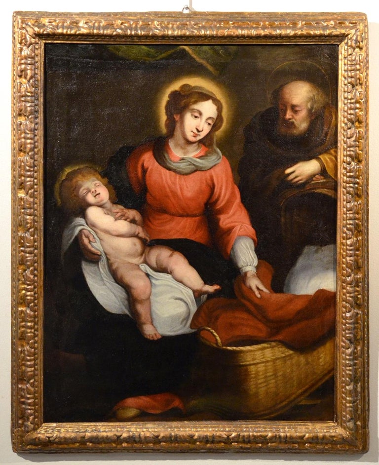 Disciple Rubens Holy Family Paint Oil on canvas Old master 17th Century ...