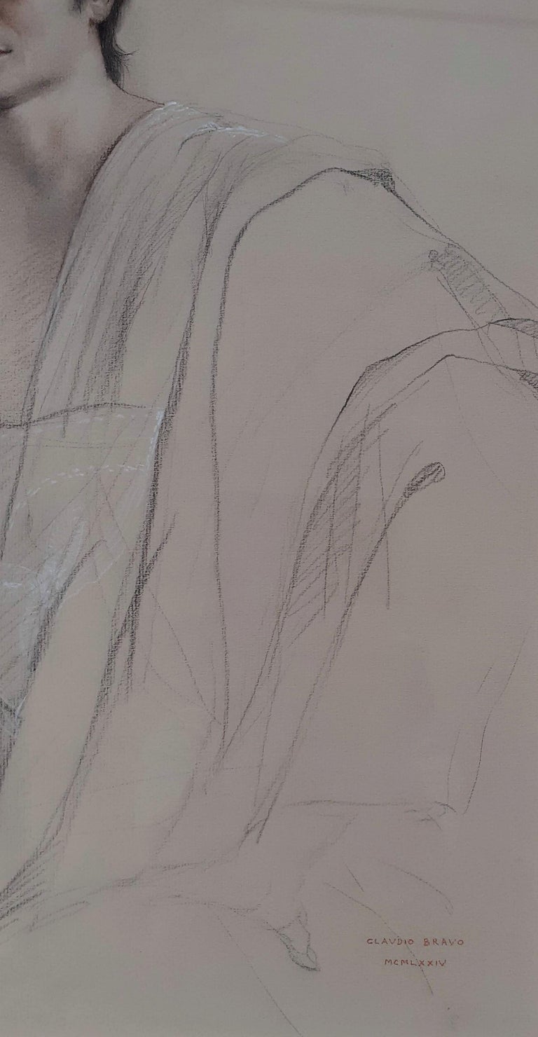 Claudio Bravo - Young man in a toga elegant man Latin American ...