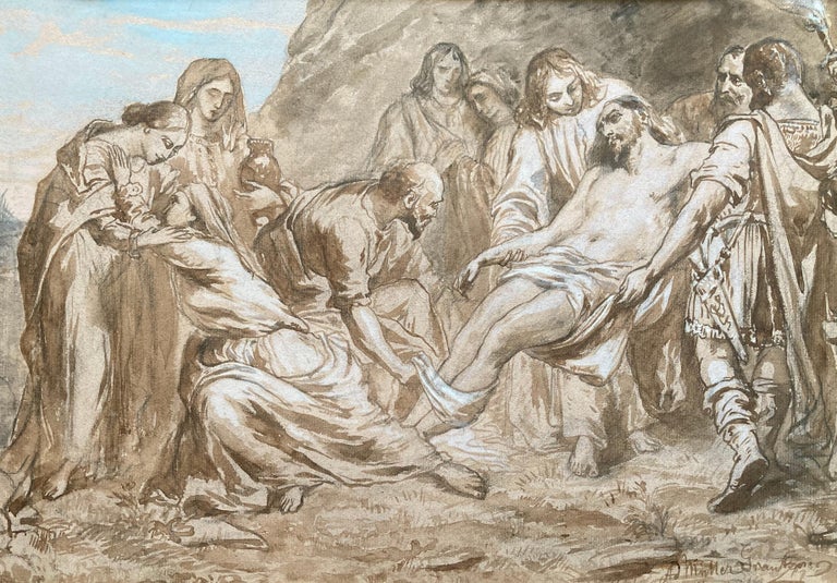 Adolph Muller-Grantzow - Christ Taken from the Cross at 1stDibs