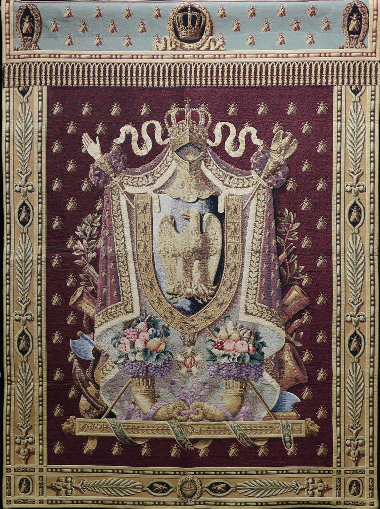 Unknown - "The Napoleon" Coat of Arms Tapestry For Sale at 1stDibs
