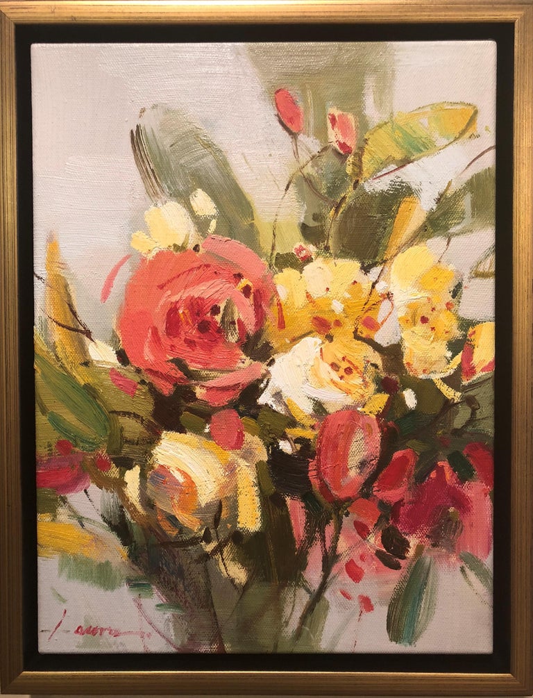 Laura 113 - "Turned to the Sunlight" Oil on Canvas by Laura 12" x 16 ...