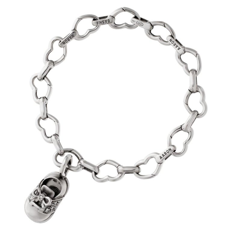 Aaron Basha Bracelet with Shoe Charm at 1stDibs