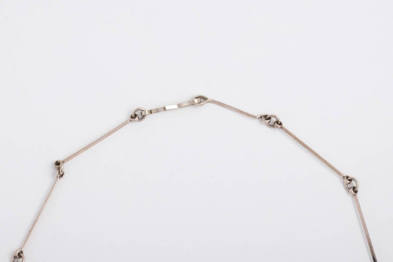 Aaron Rubenstein Signed Spiney Oyster Pendant in Sterling Silver at 1stDibs