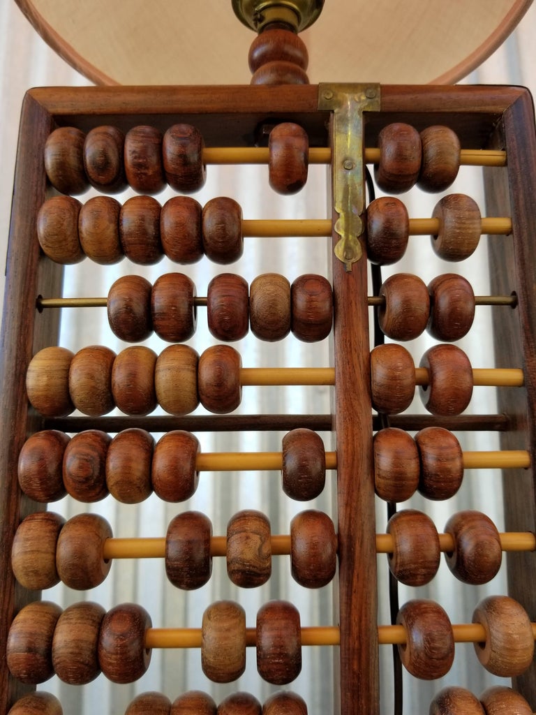 Abacus Table Lamp For Sale at 1stDibs