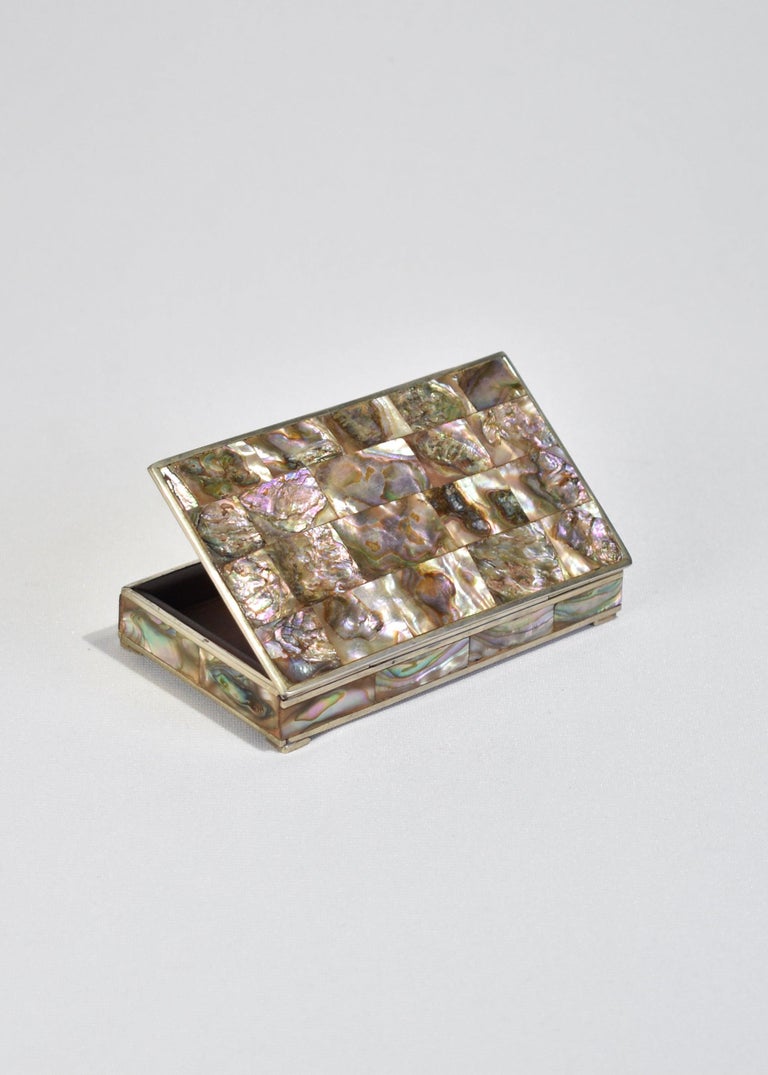 Abalone Jewelry Box at 1stDibs