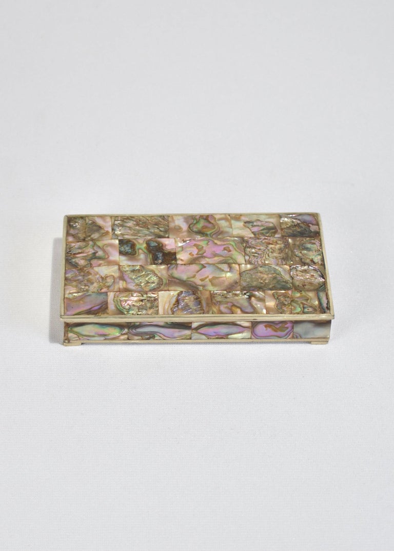 Abalone Jewelry Box at 1stDibs
