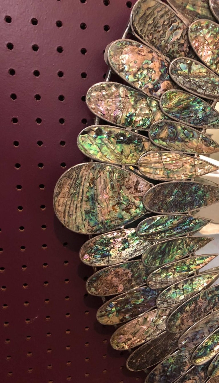 Abalone Shell Mirror at 1stDibs