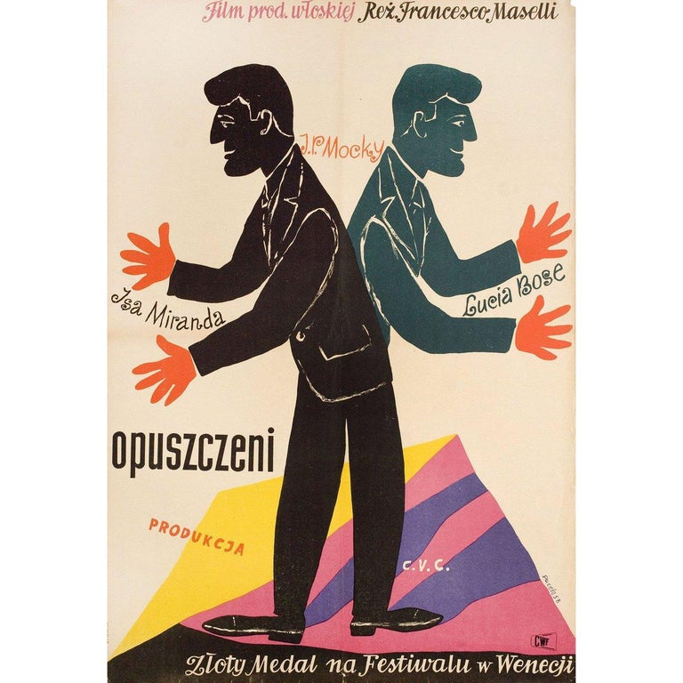 "Abandoned" 1958 Polish A1 Film Poster at 1stDibs