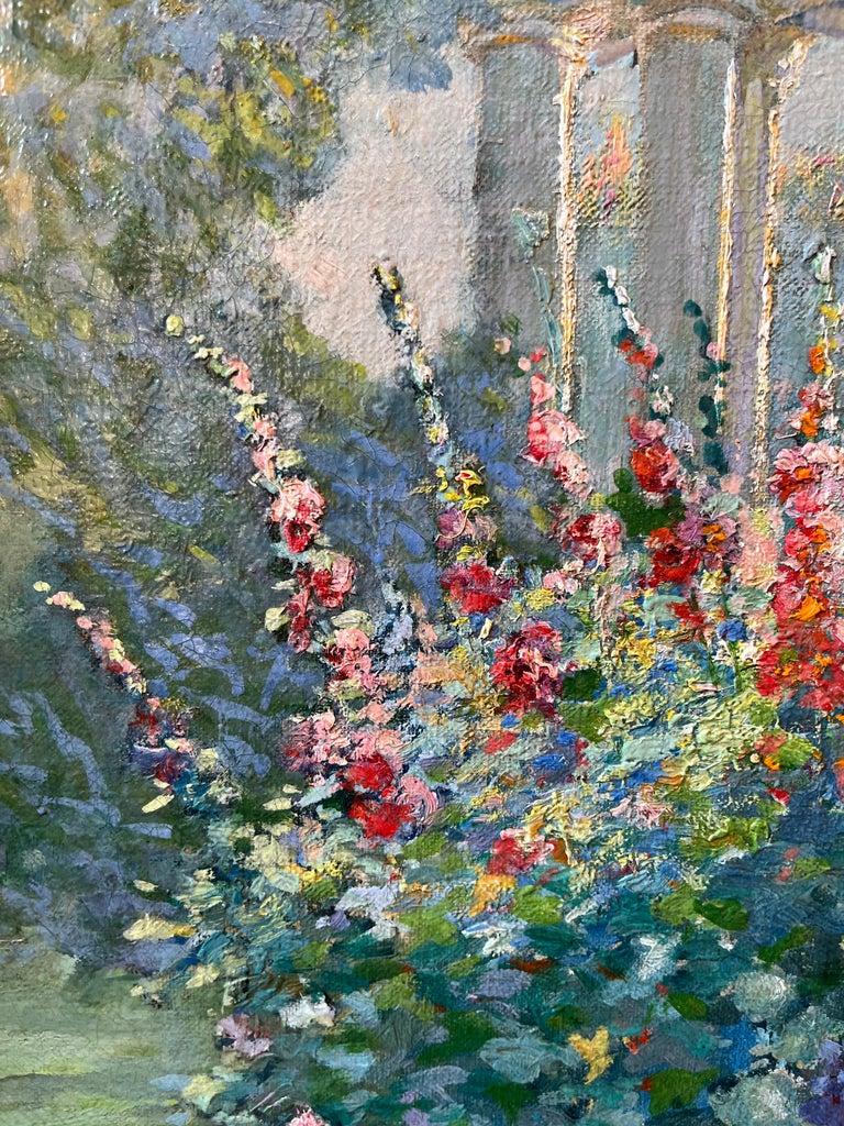 Abbott Fuller Graves - Hollyhocks For Sale at 1stDibs