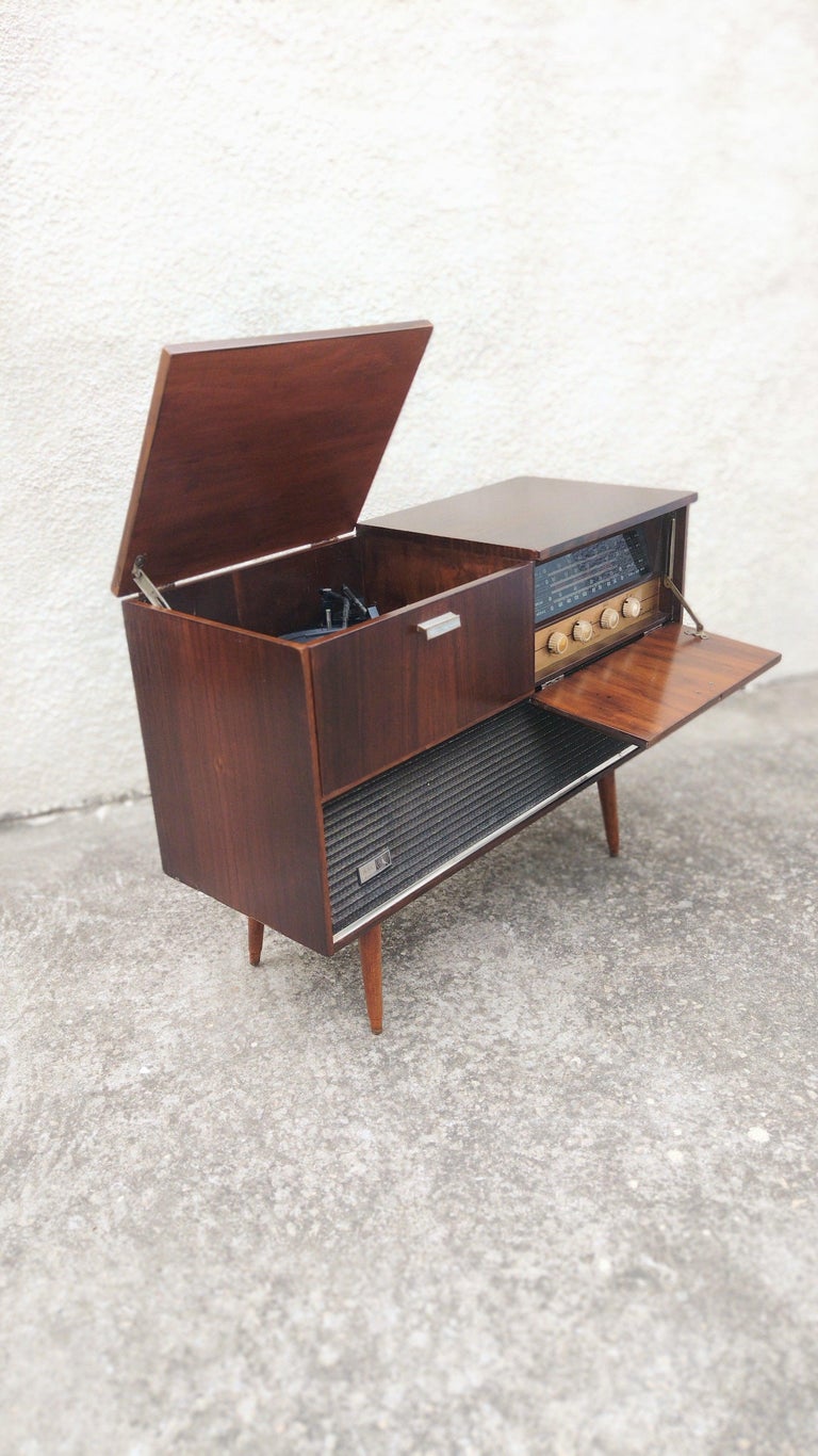 ABC Victrola Radio Mobile in Imbuia, 60s at 1stDibs