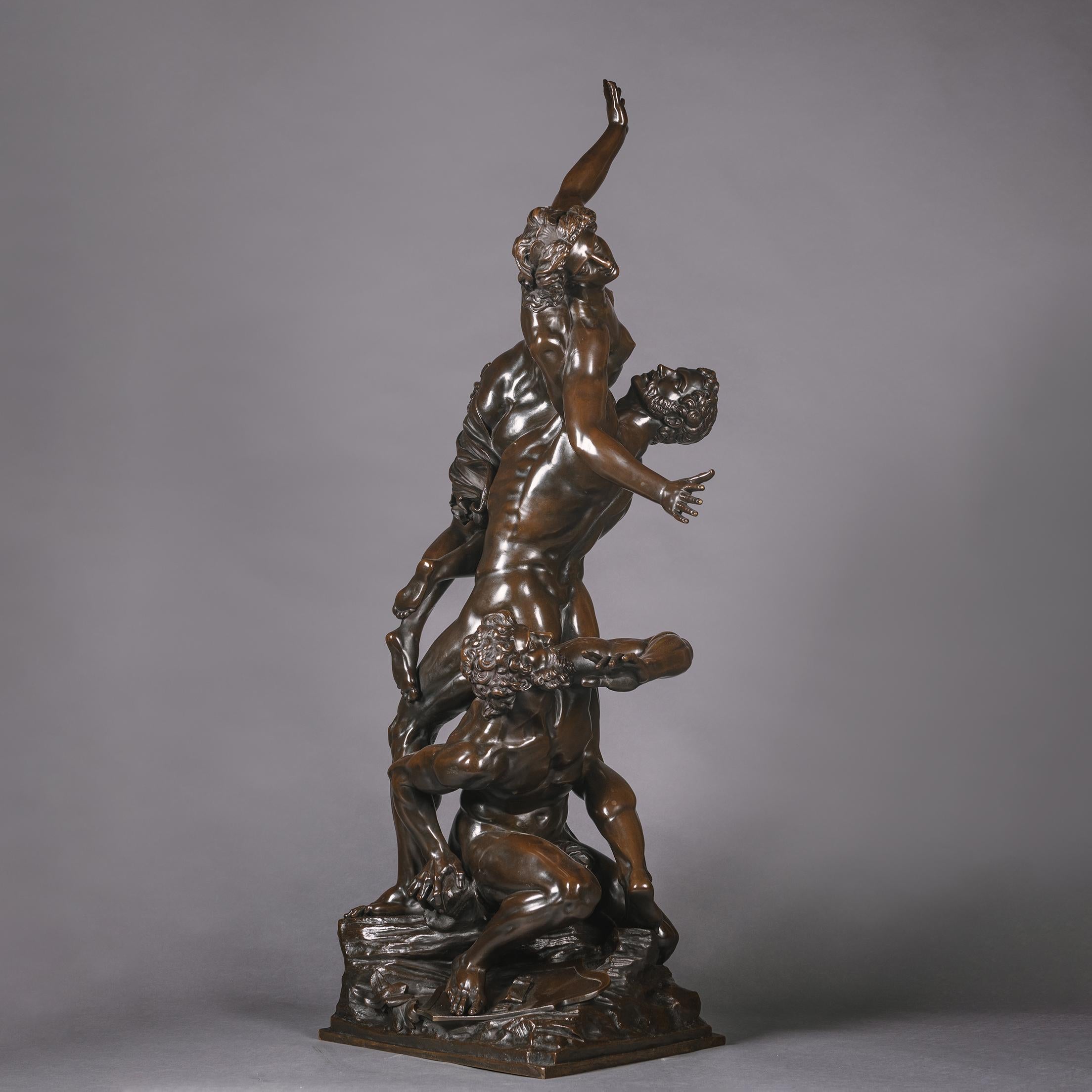 'Abduction of the Sabine Women', a Patinated-Bronze Figural Group For ...