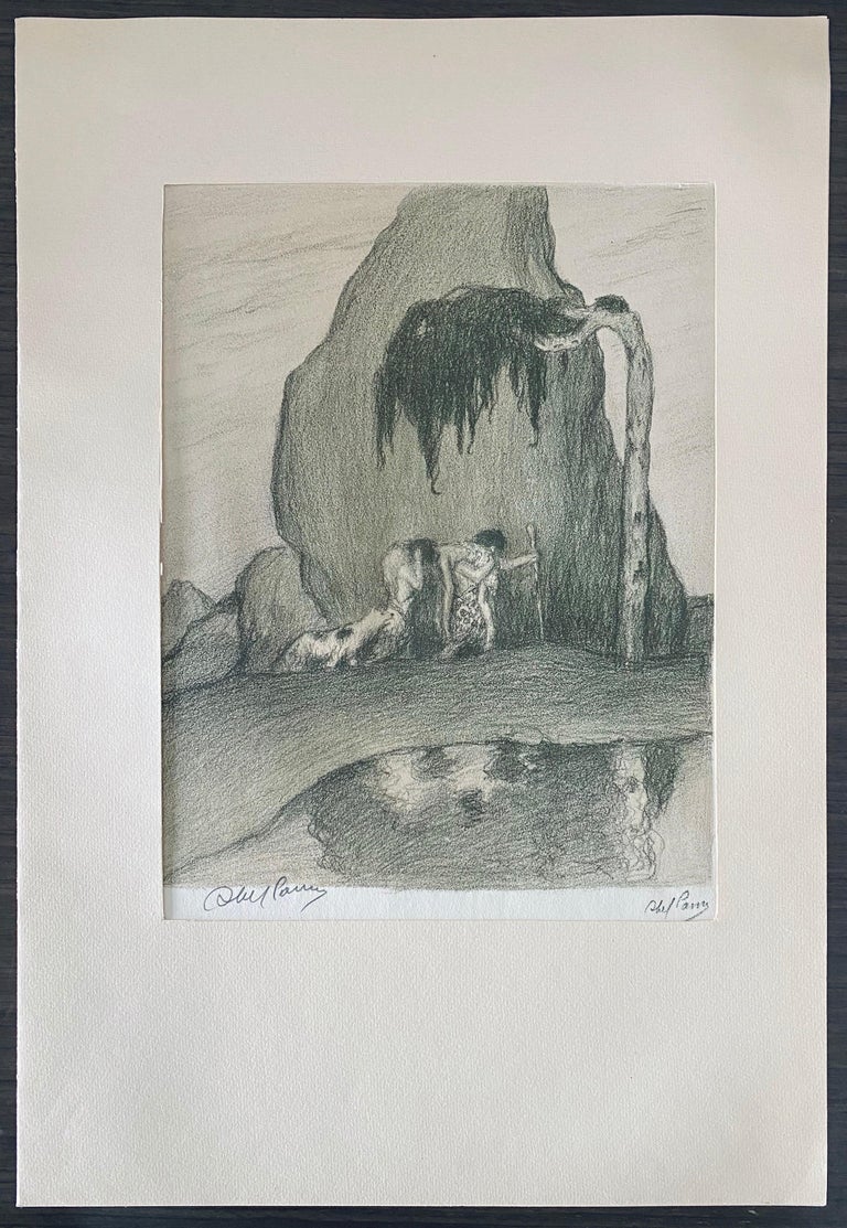 Abel Pann - Abel Pann Israeli Bezalel School Lithograph Judaica ...